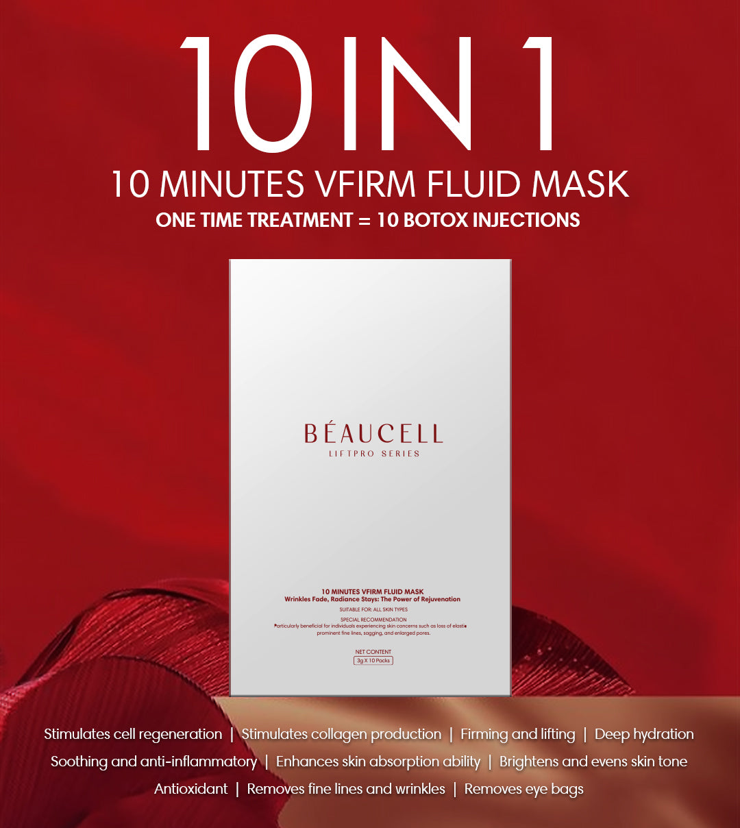 10 Minute VFirm Fluid Mask – BEAUCELL